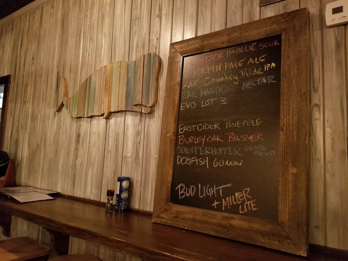 Menu at Tailchasers Restaurant & Dock Bar, Ocean City