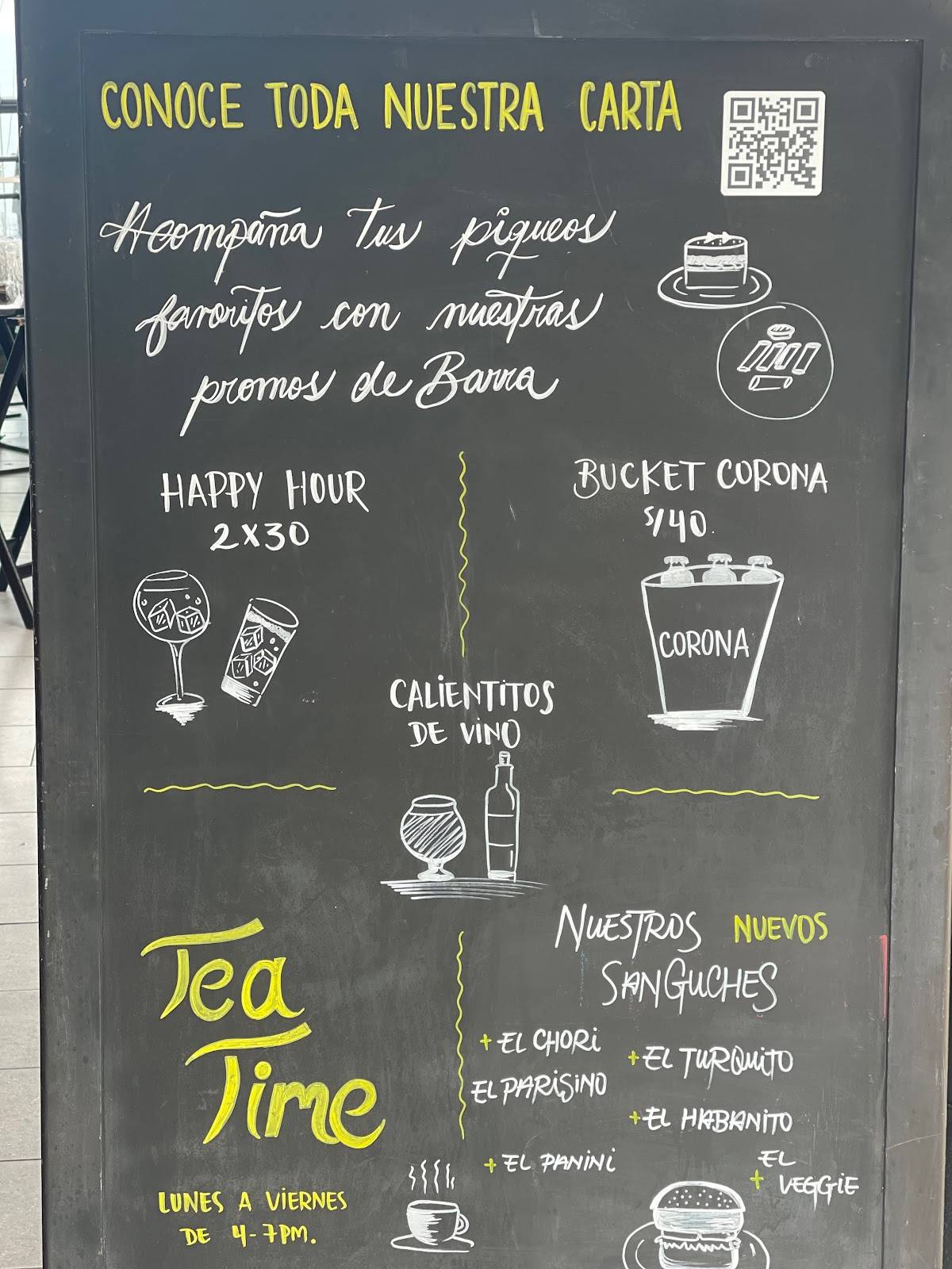 Carta del restaurante Tanta - Larcomar, Miraflores