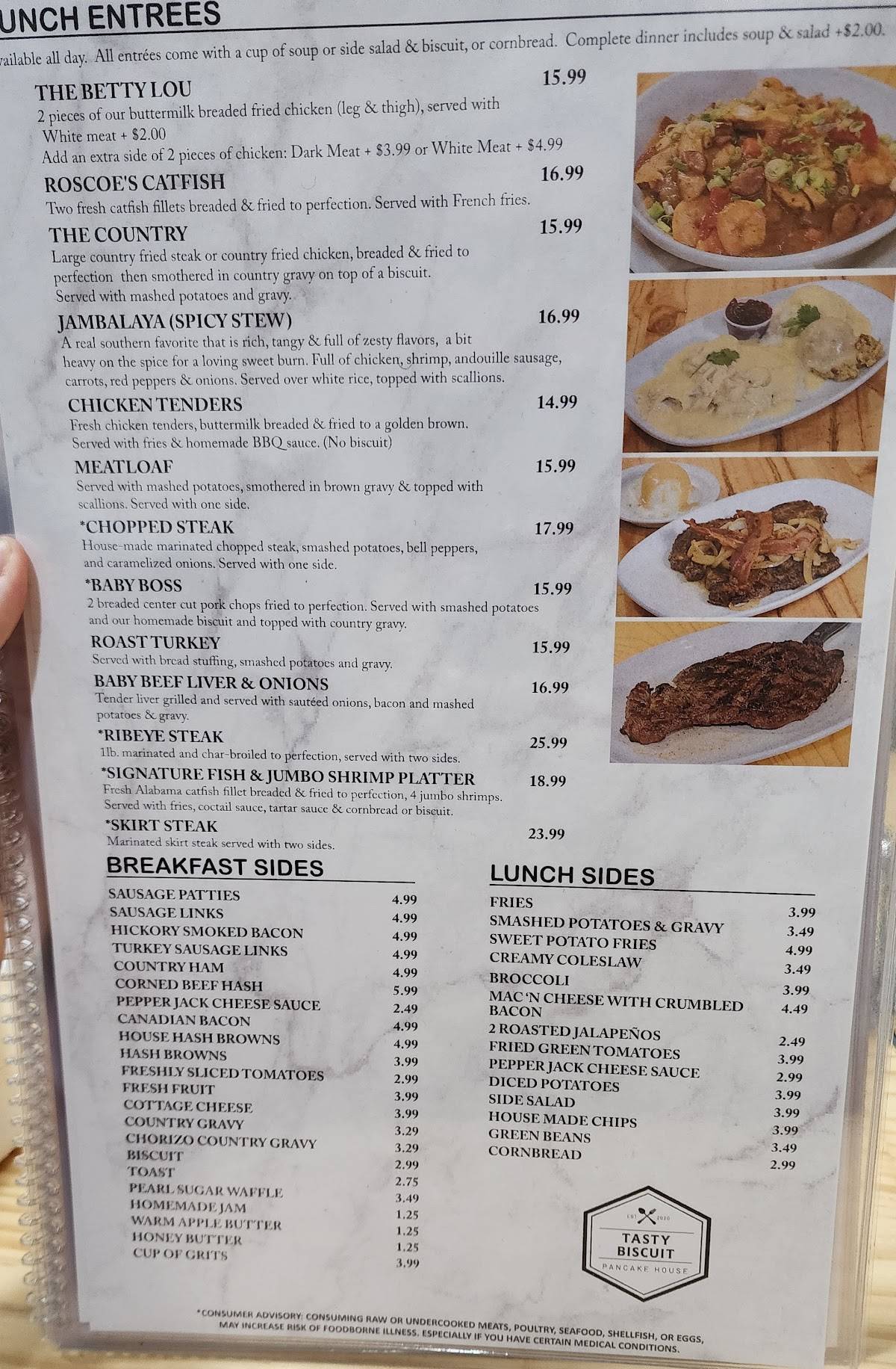 Menu at Tasty Biscuit - Bolingbrook, IL restaurant, Bolingbrook