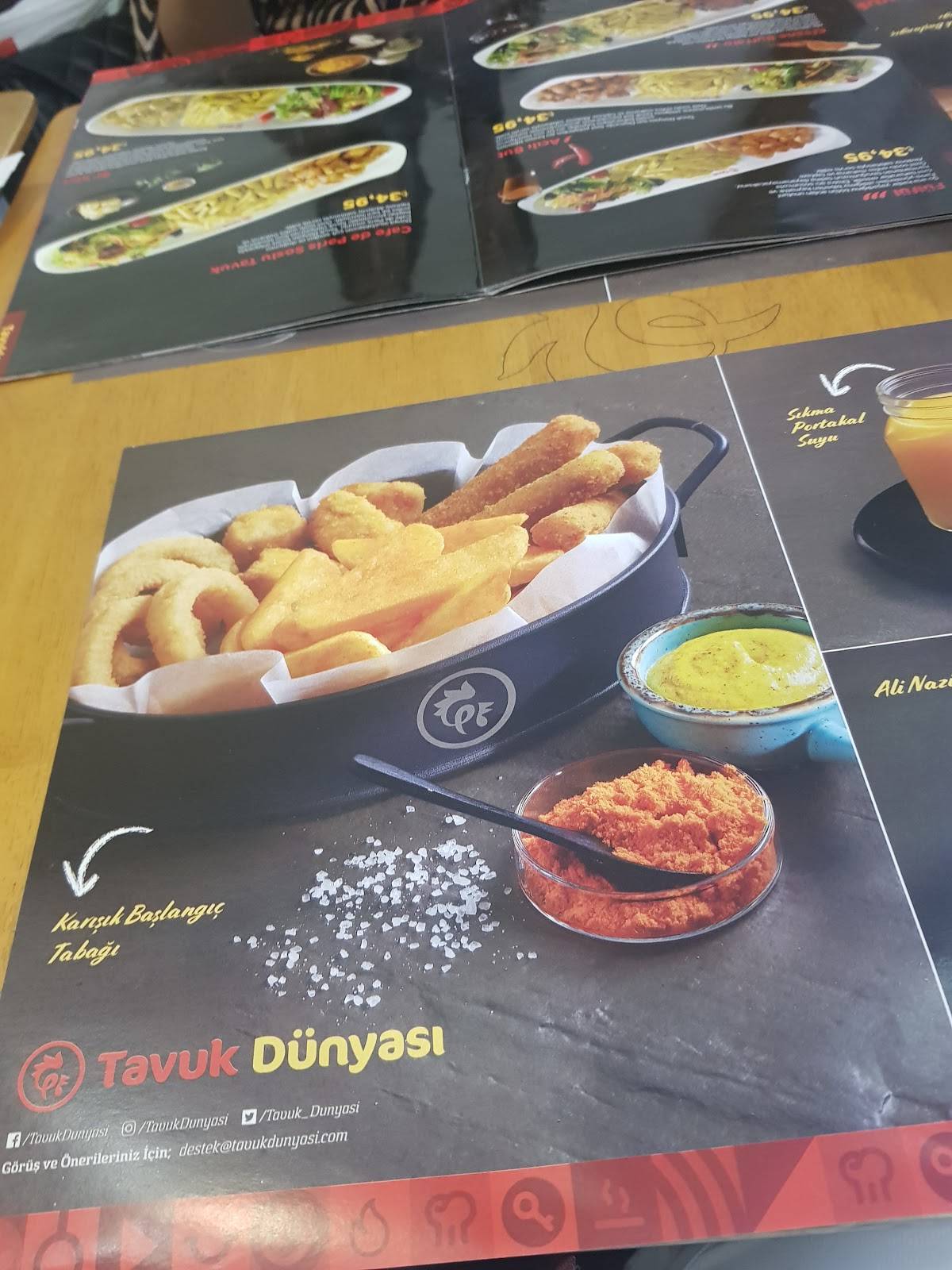 Menu at Tavuk Dünyası Konya Zafer Caddesi, Konya, Kazım Karabekir Cd ...