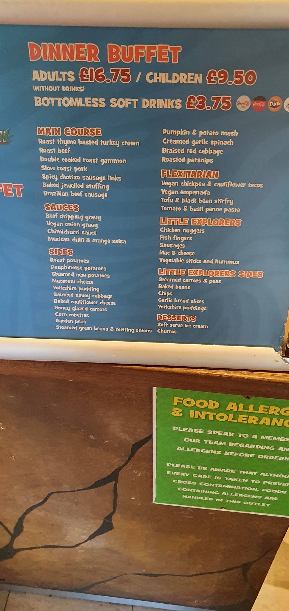 Menu at Temple Restaurant & Bar, Chessington