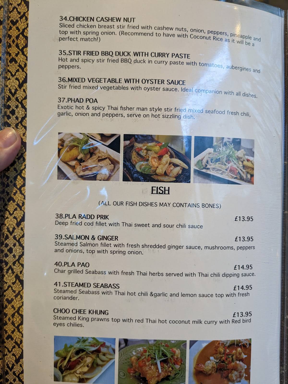Menu at Thai Four Two Restaurant, Rochester
