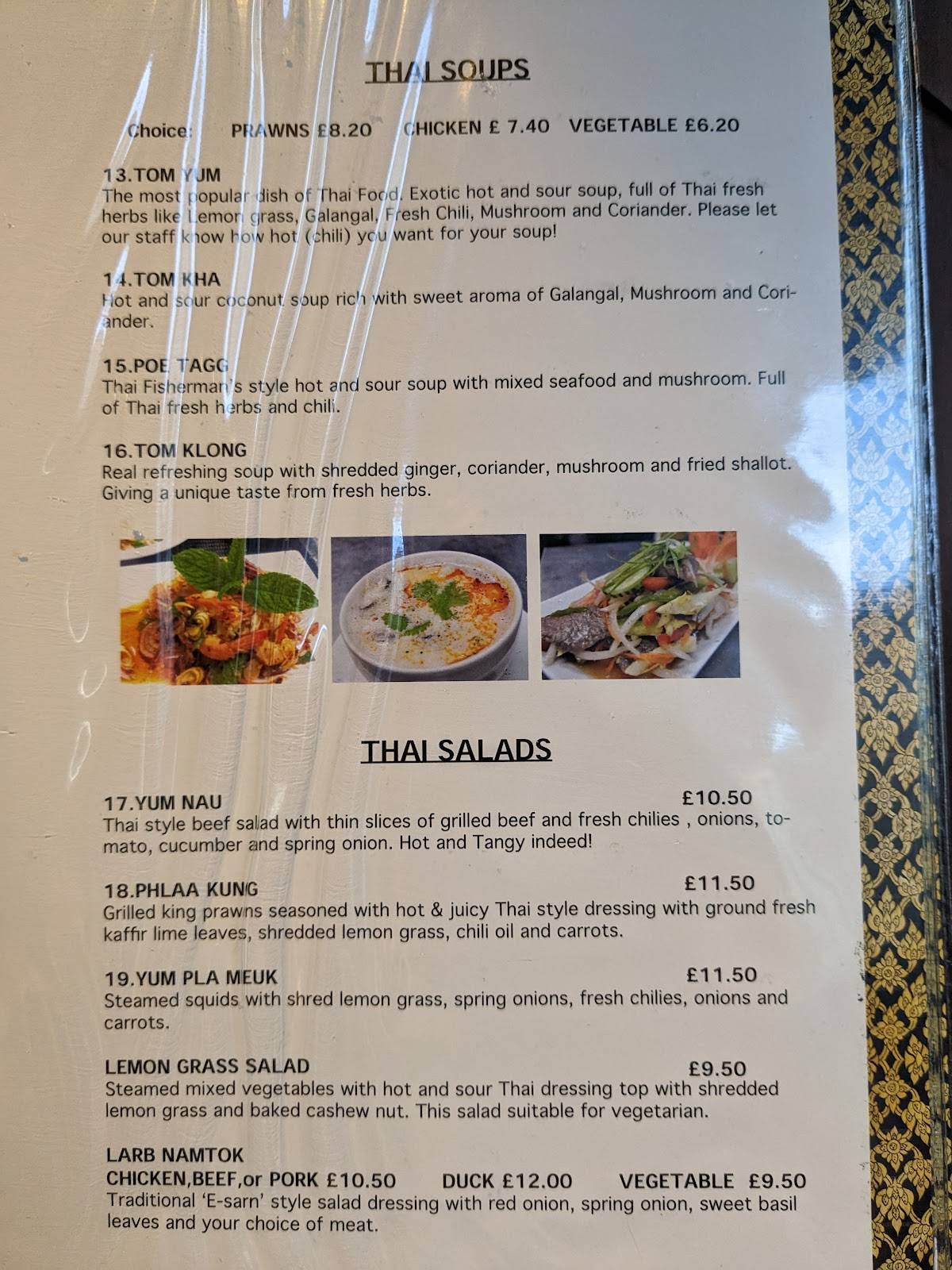 Menu at Thai Four Two Restaurant, Rochester