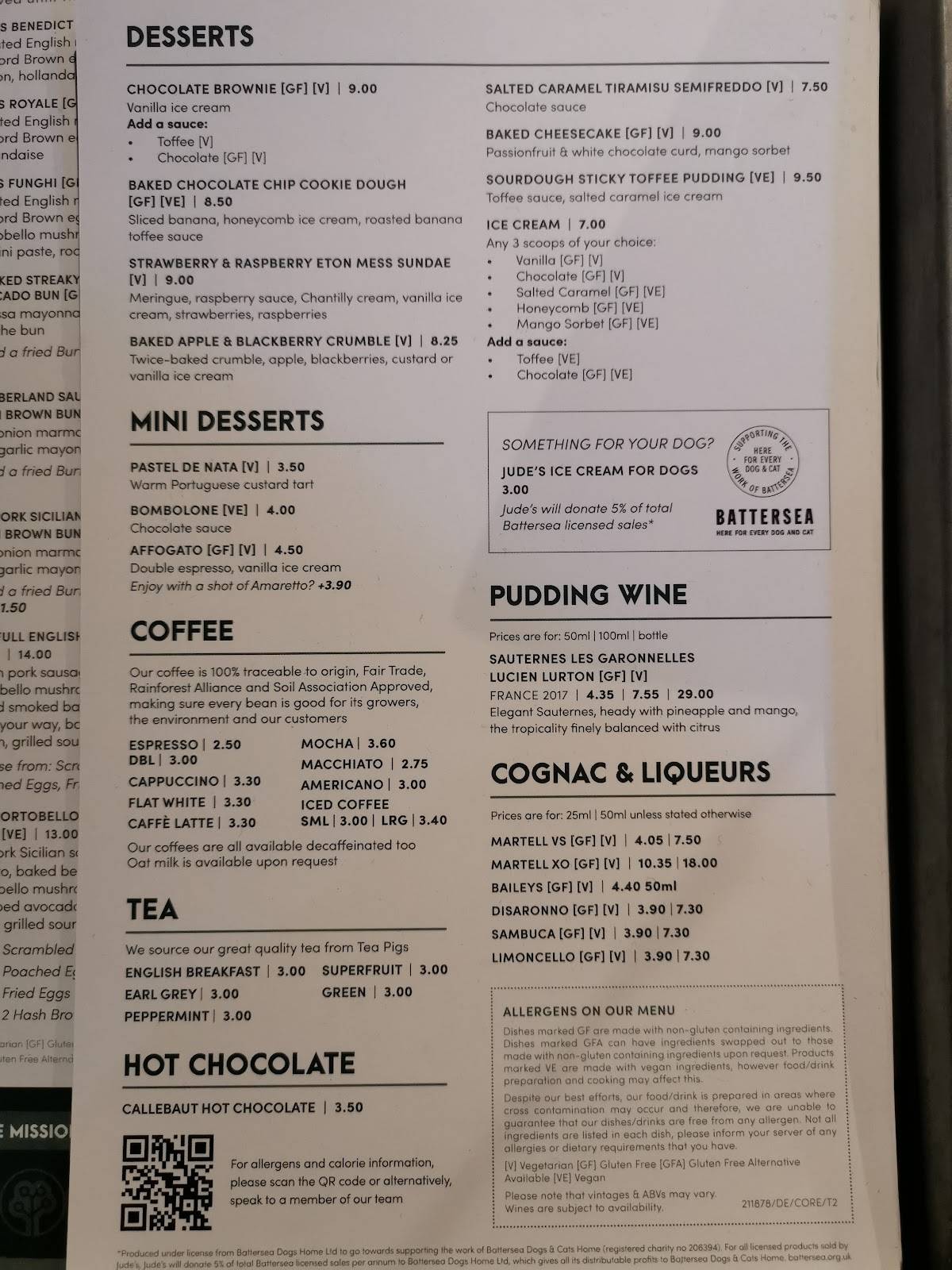 Menu at The Blue Boar pub & bar, Witney