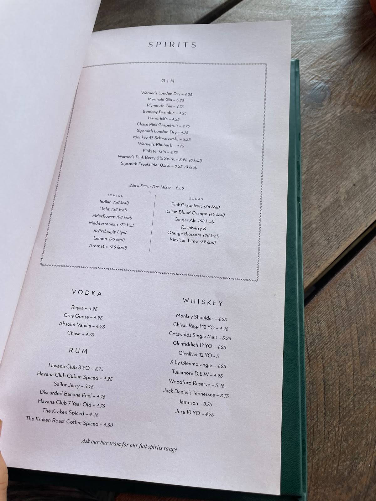 Menu at The Boat pub & bar, Solihull