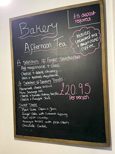 Menu at The Braxted Bakery, Witham