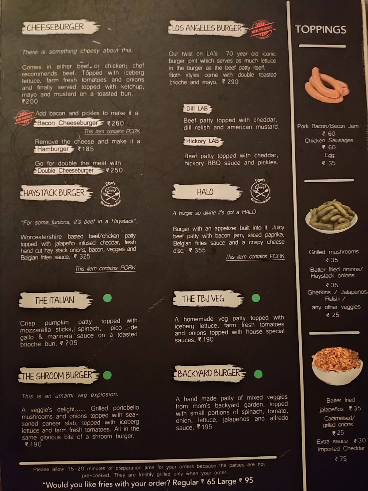 Menu at The Burger Junction, Kakkanad, Kochi, 1st Floor M M Tower 2 ...