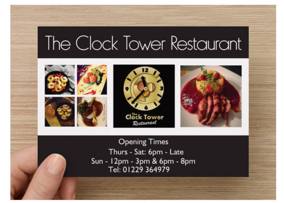 Menu at The Clock Tower Bar, Millom