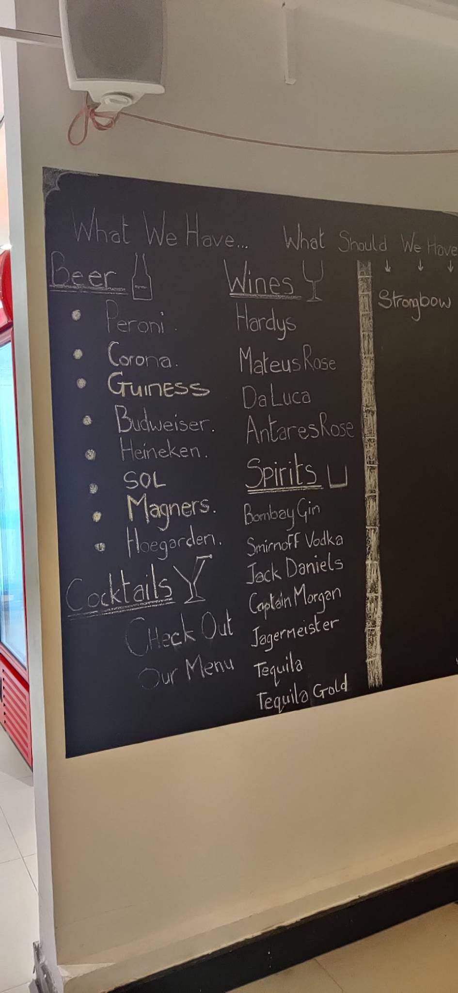 Menu at The Codfather restaurant, Ras Al-Khaimah, Al Hamra Waterfront ...