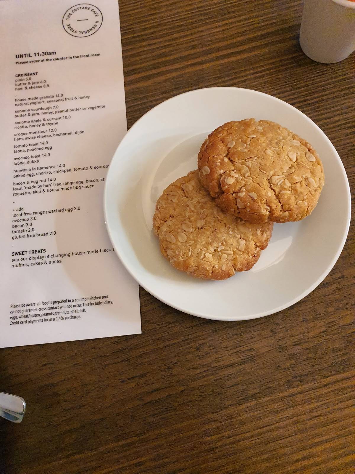 Menu at The Cottage restaurant, Scone
