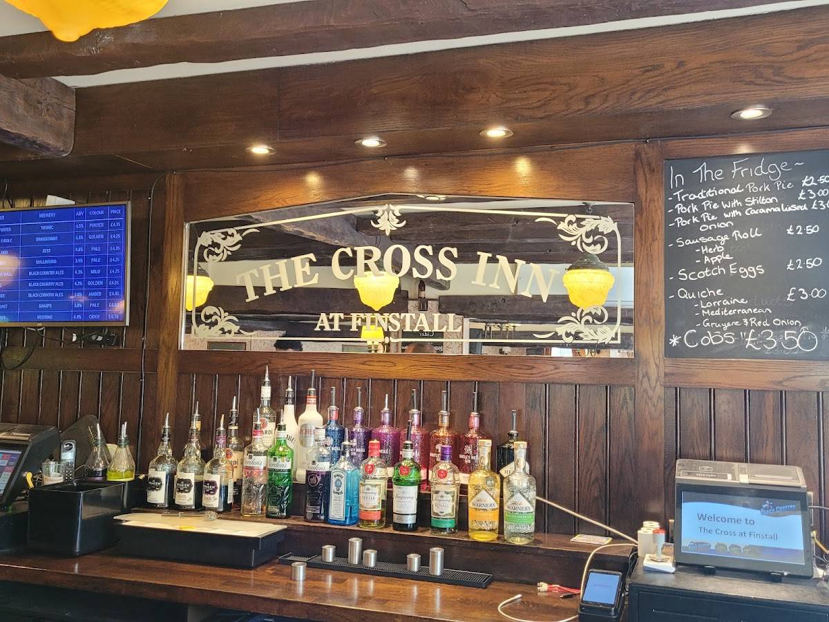 Menu at The Cross Inn pub & bar, Bromsgrove