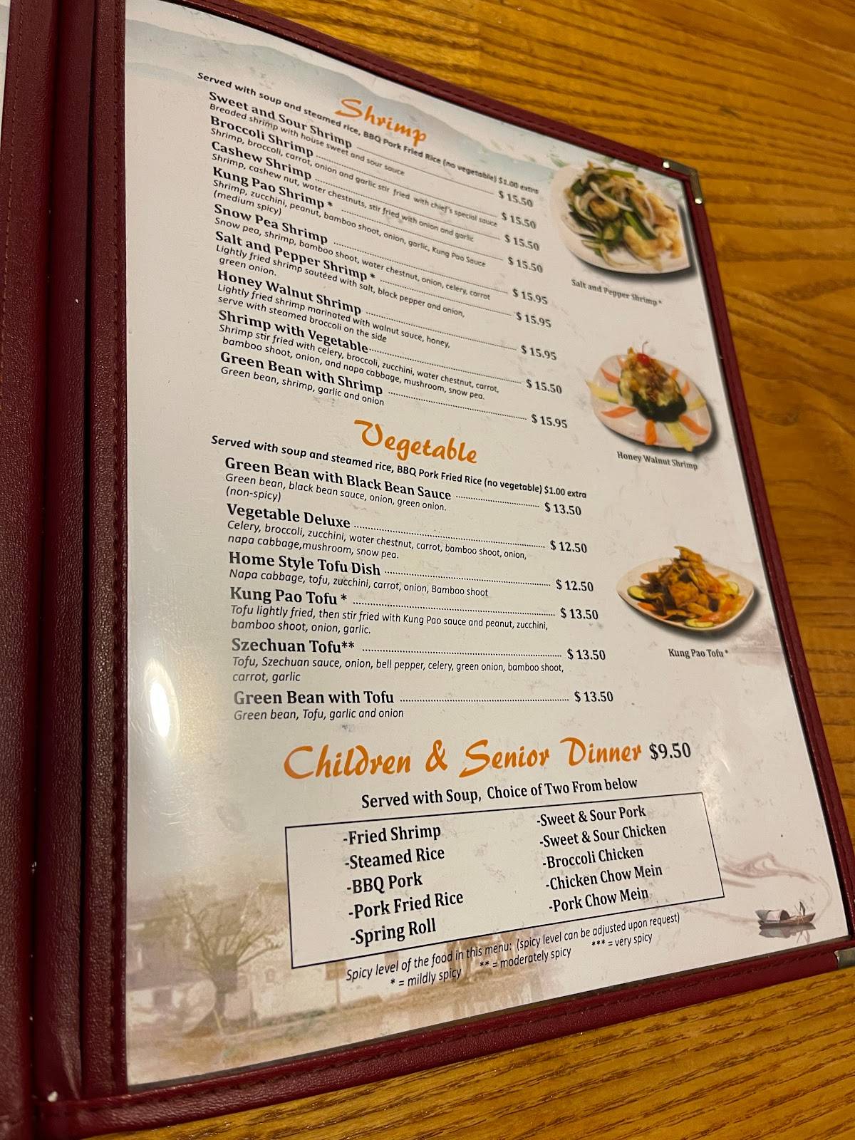 Menu at Hot Point Chinese Restaurant, The Dalles