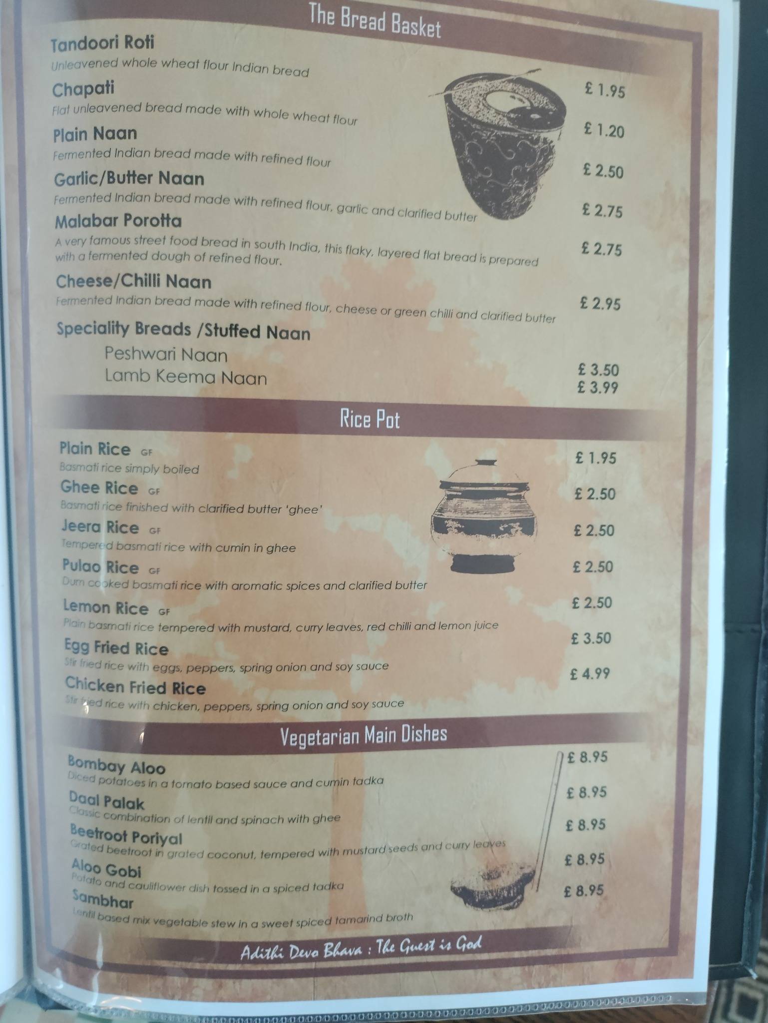 Menu at The Elms Hotel pub & bar, Retford