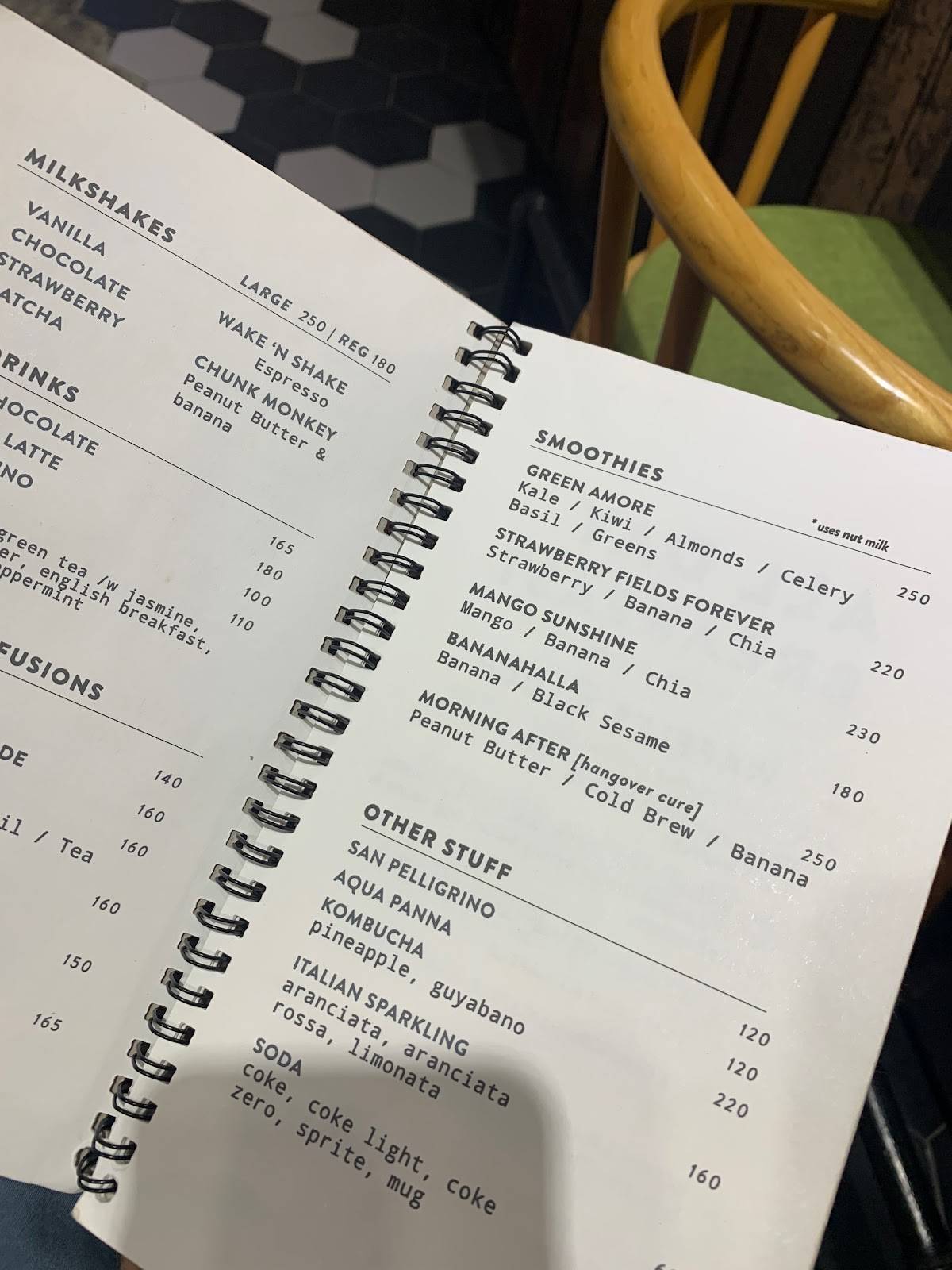 Menu at The Fat Seed Cafe + Roastery, Taguig