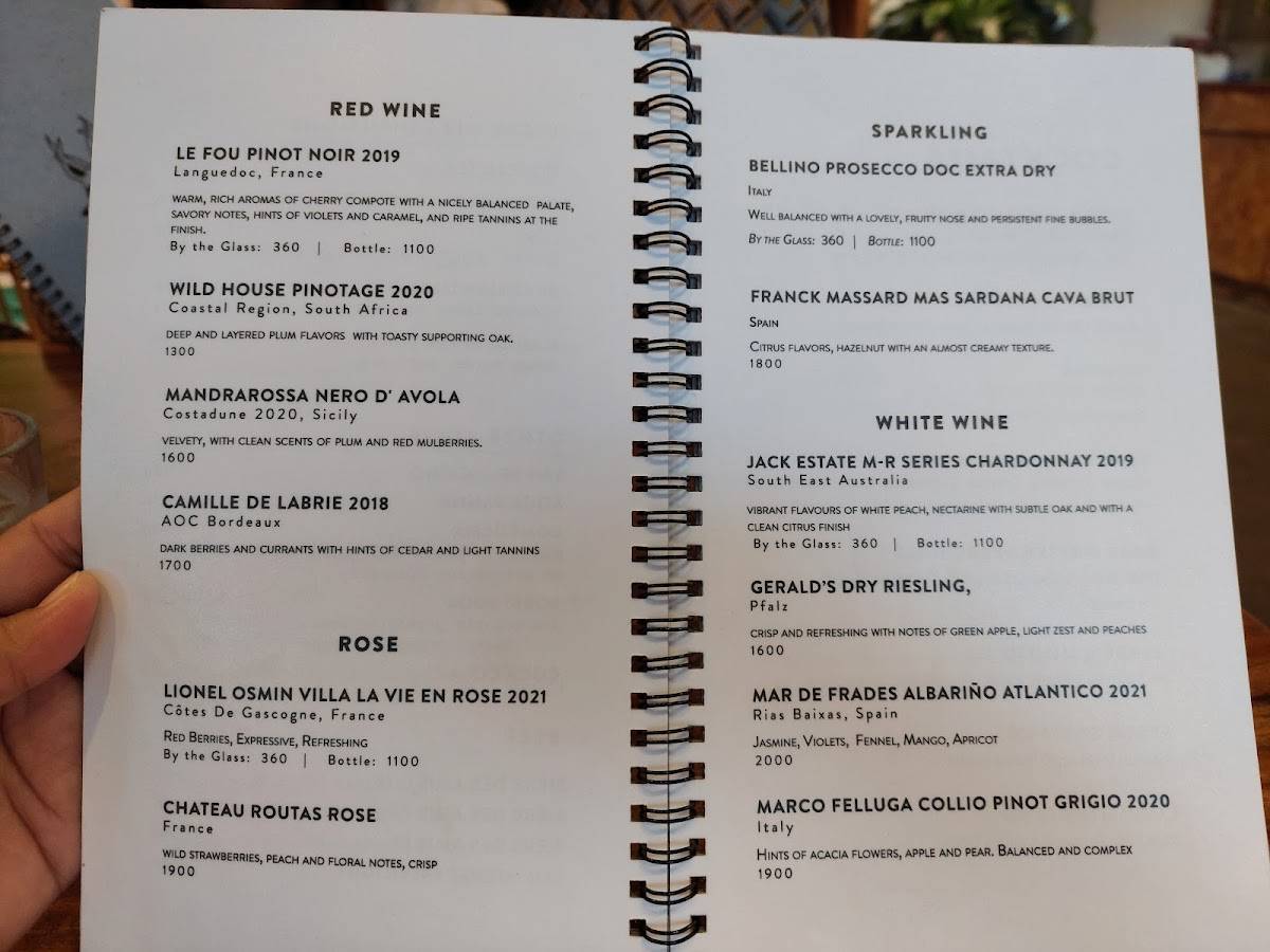 Menu at The Fat Seed Cafe + Roastery, Taguig