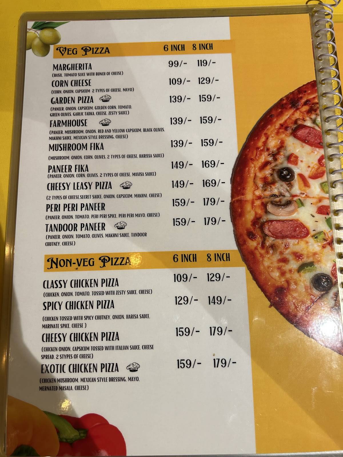Menu at The Fika Cafe BEST CAFE IN KALWA FAST FOOD IN KALWA ITALIAN ...