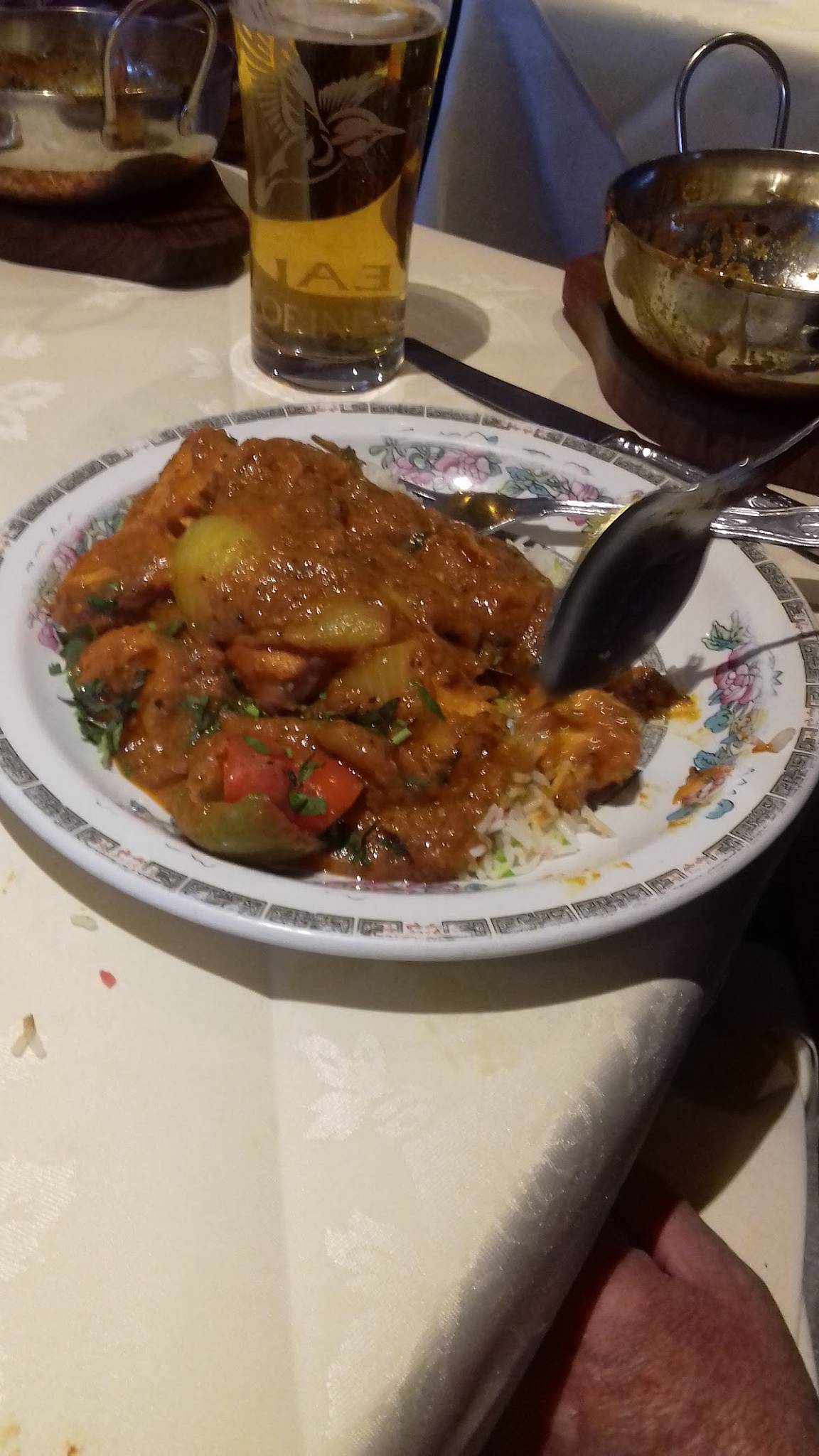 Menu at The Gandhi restaurant, Skegness