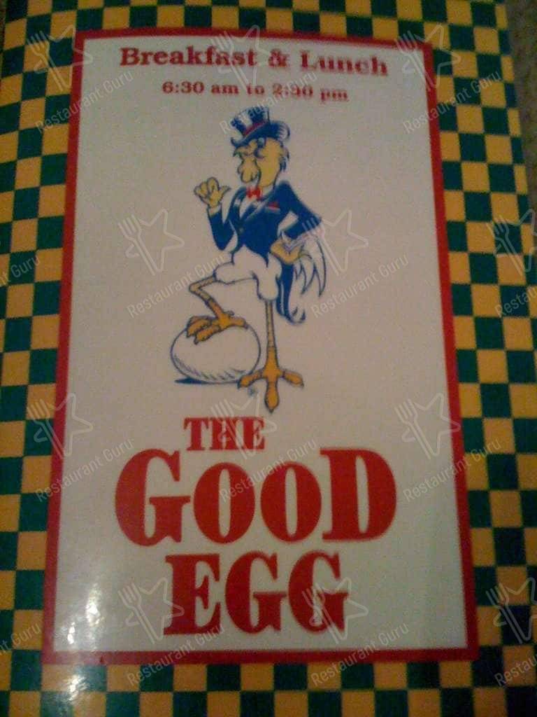 Menu at The Good Egg restaurant, Phoenix, N North Valley Pkwy