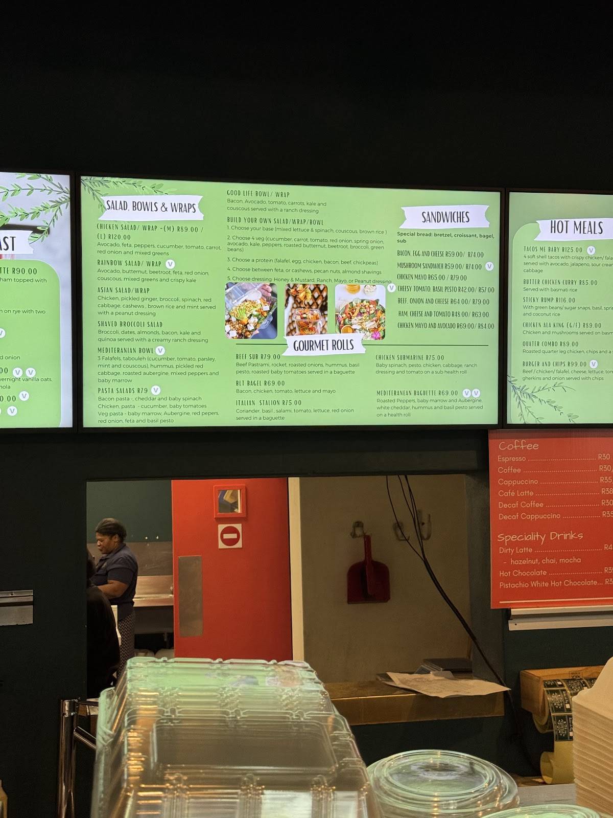 Menu at The Good Life Eatery restaurant, Johannesburg, 155 West St