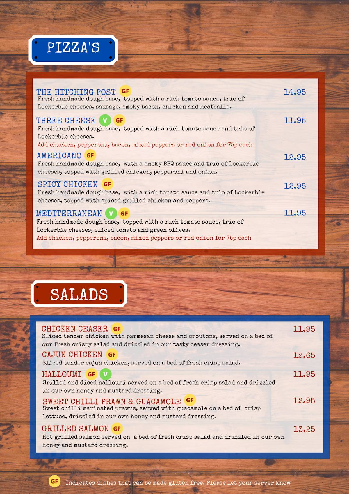 Menu at The Hitching Post - DG1 2EQ restaurant, Dumfries