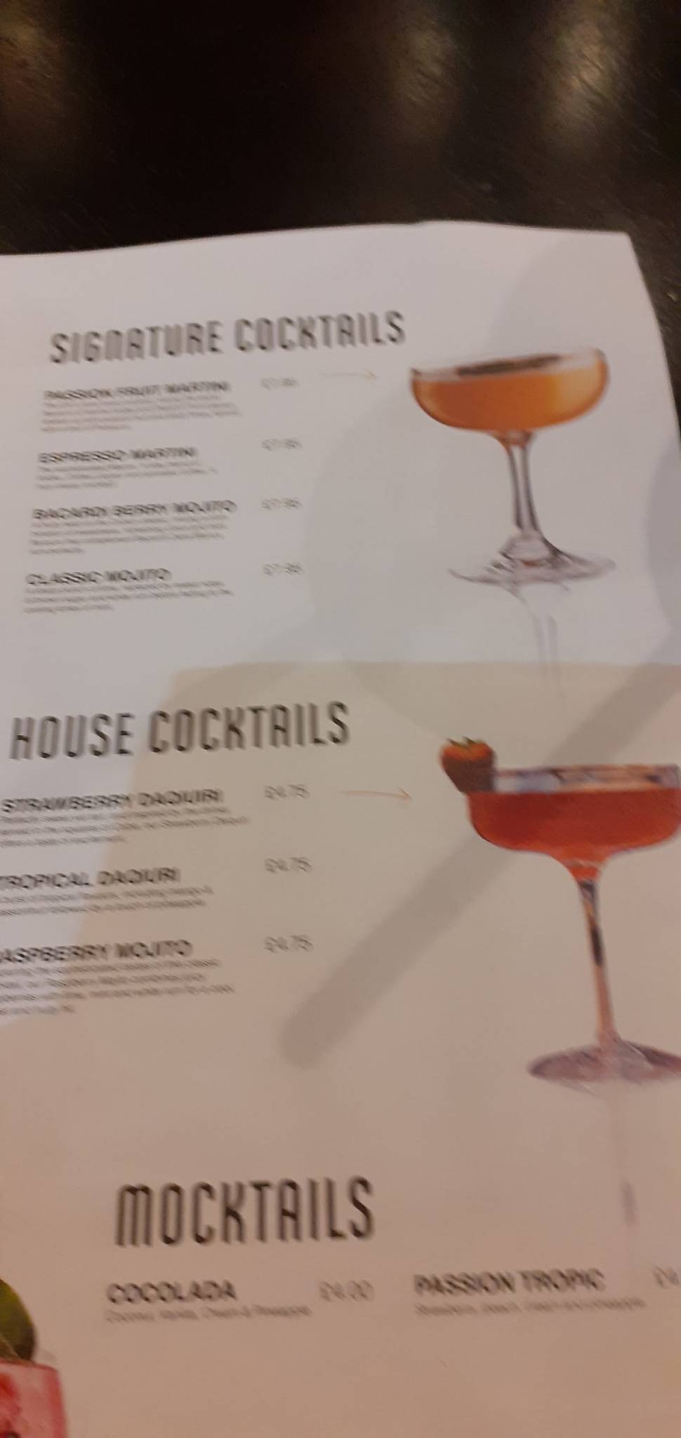 Menu at The Ivy Buchanan Street, Glasgow restaurant, Glasgow, 106 ...
