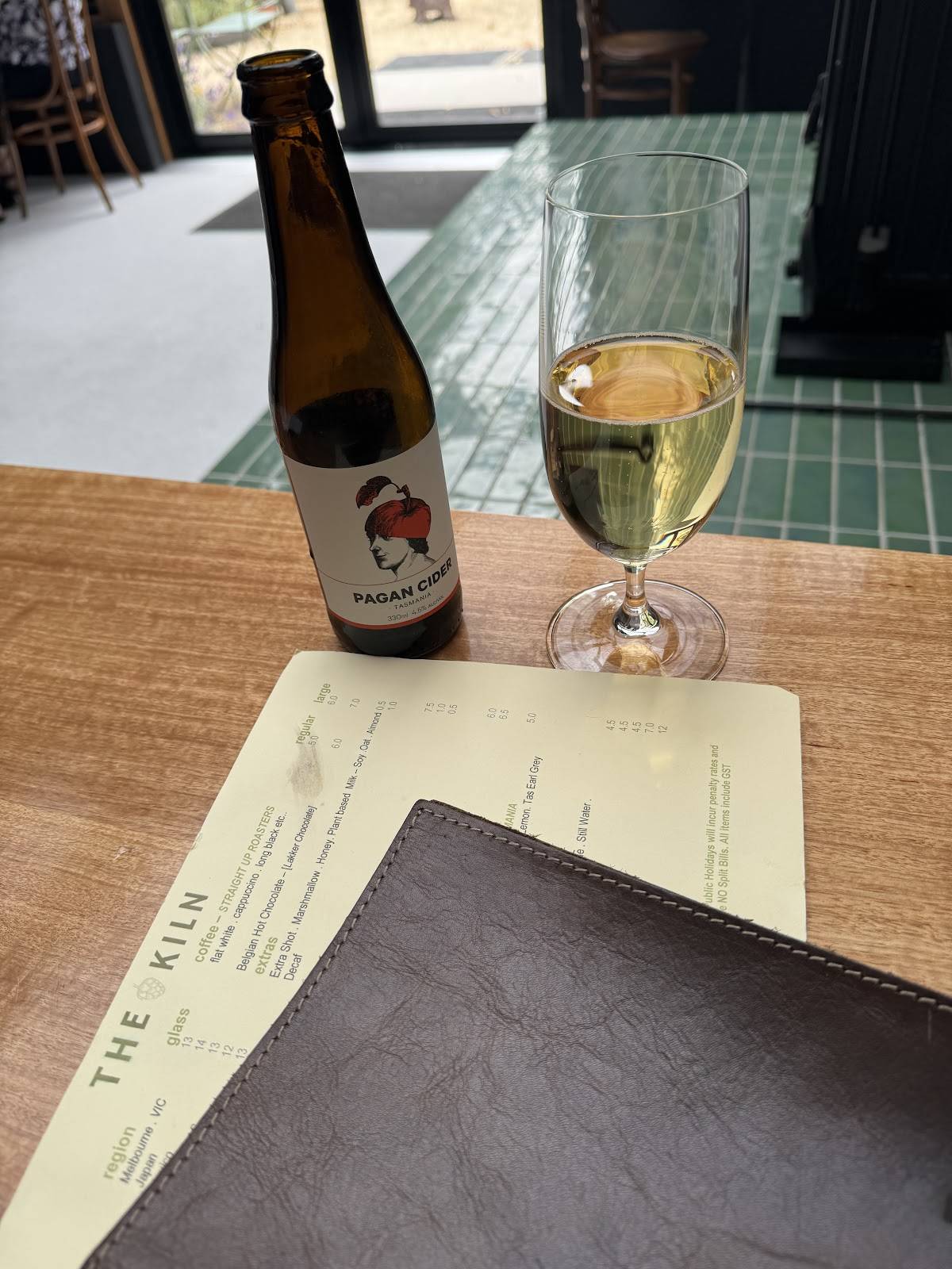 Menu at The Kiln Eatery cafe, Ranelagh