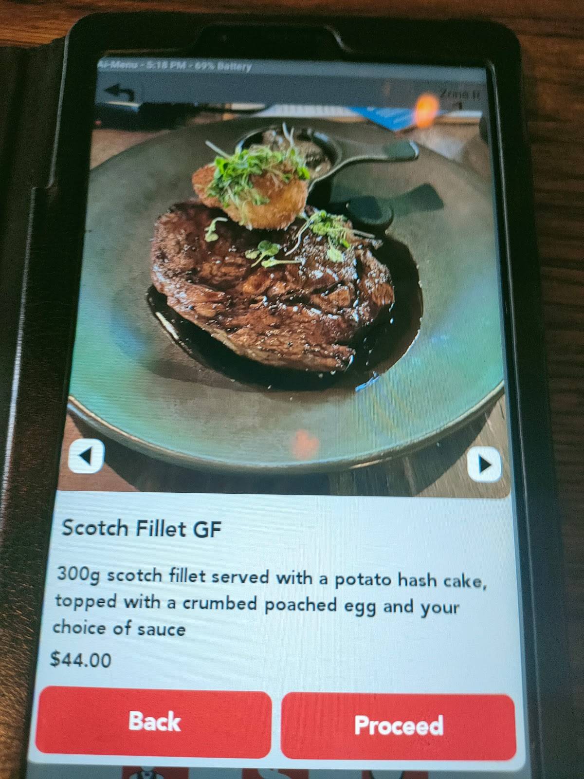 Menu at The Lookout Bar and Kitchen, Hamilton