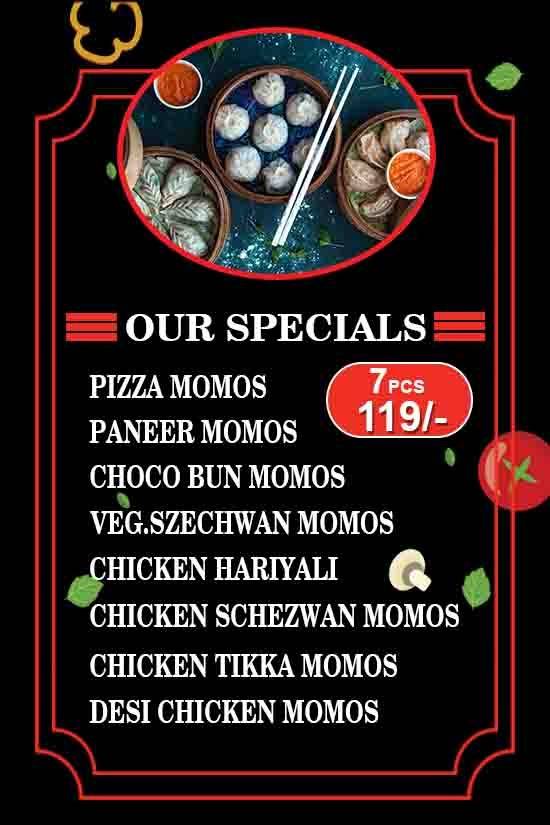 Menu at The Momo Hub by the Roadroler, Thiruvananthapuram
