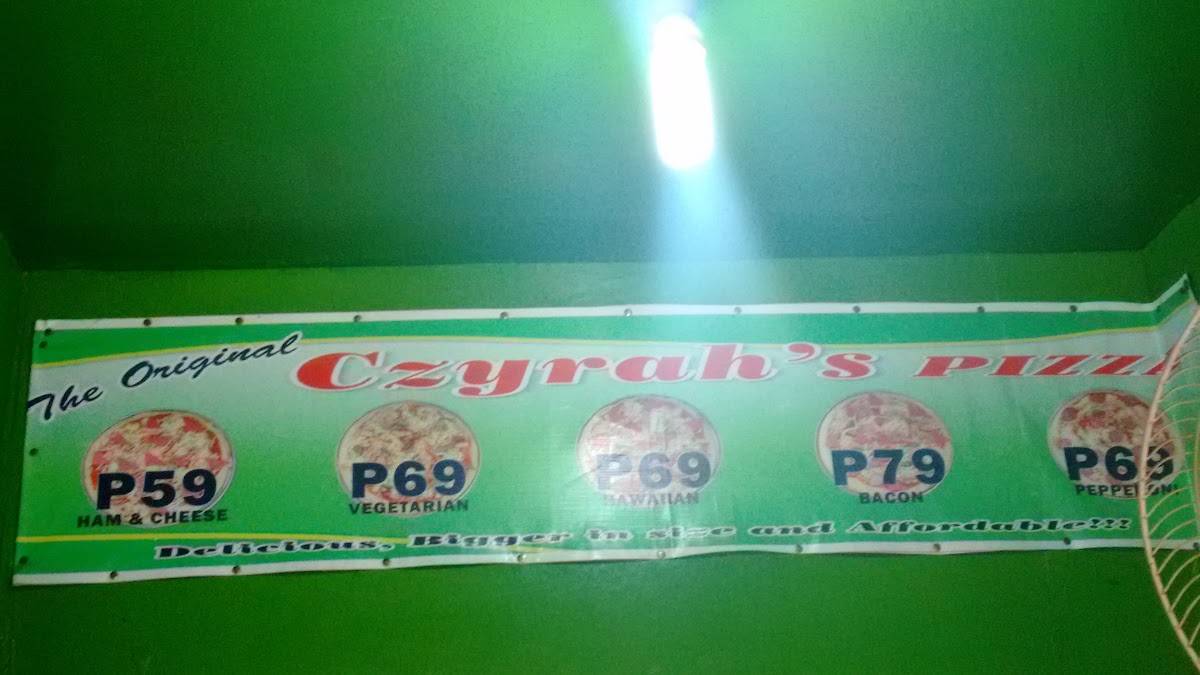 Carta de pizzería The Original Czyrah's Pizza, Ciudad Quezon, 18 Ilang ...