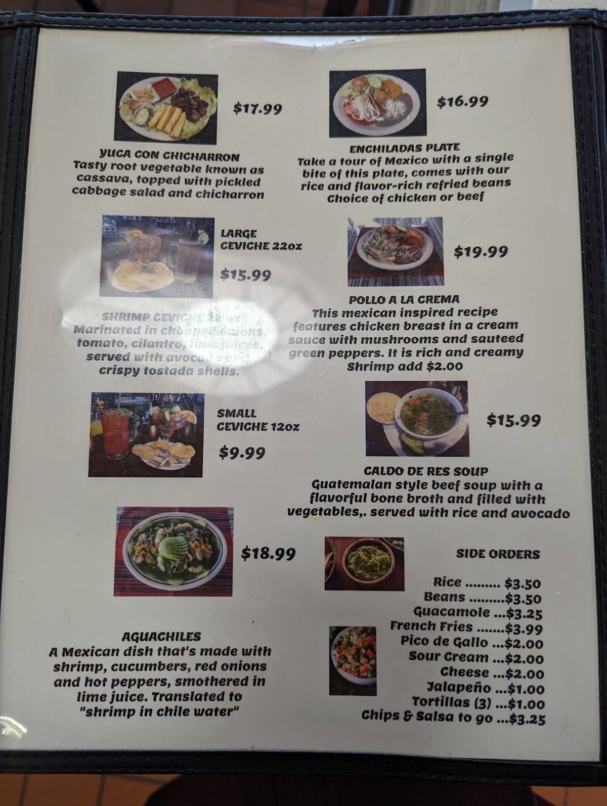 Menu at The Otis Restaurant, Otis Orchards-East Farms