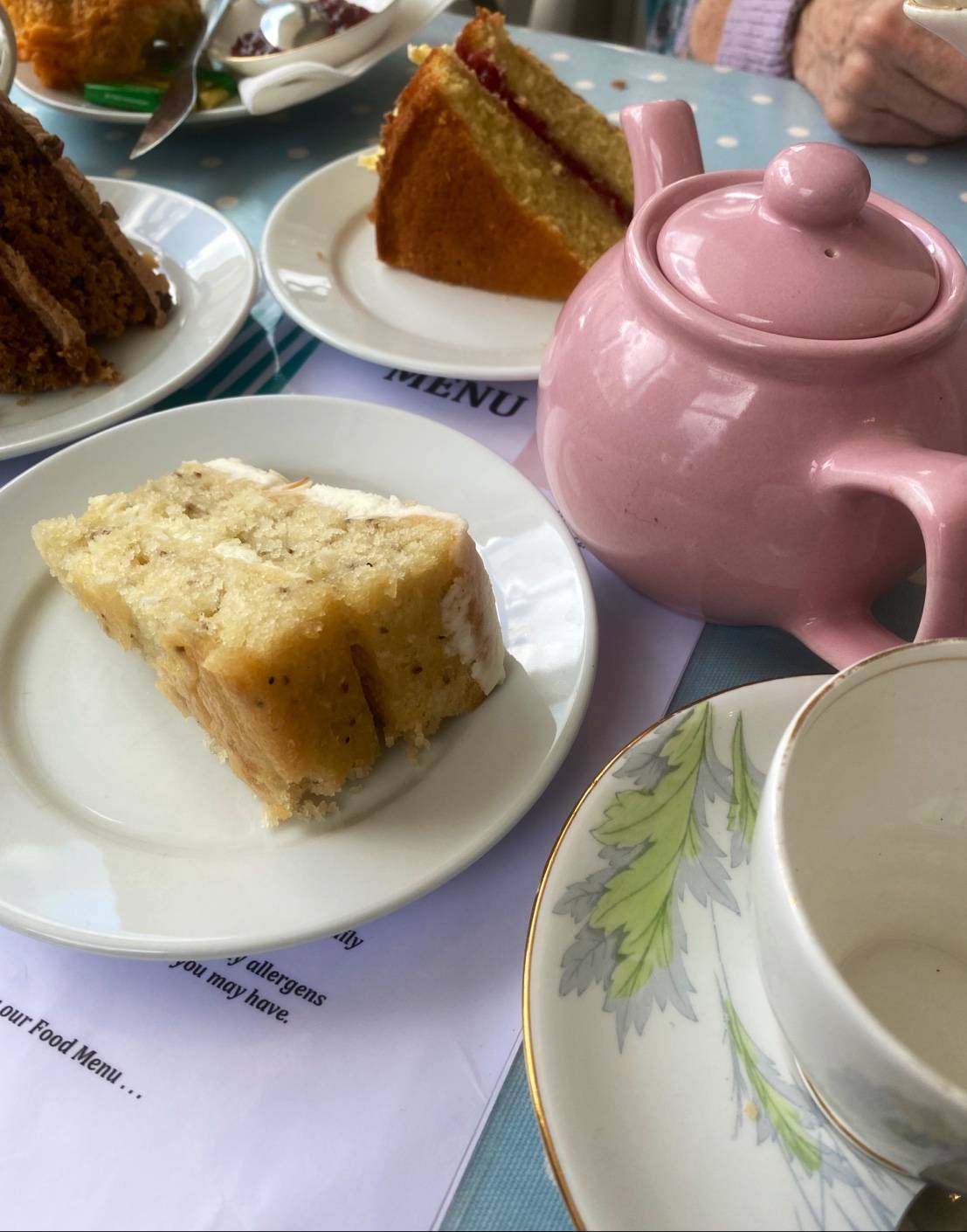 Menu at The Peony Rose Coffee House, Selkirk