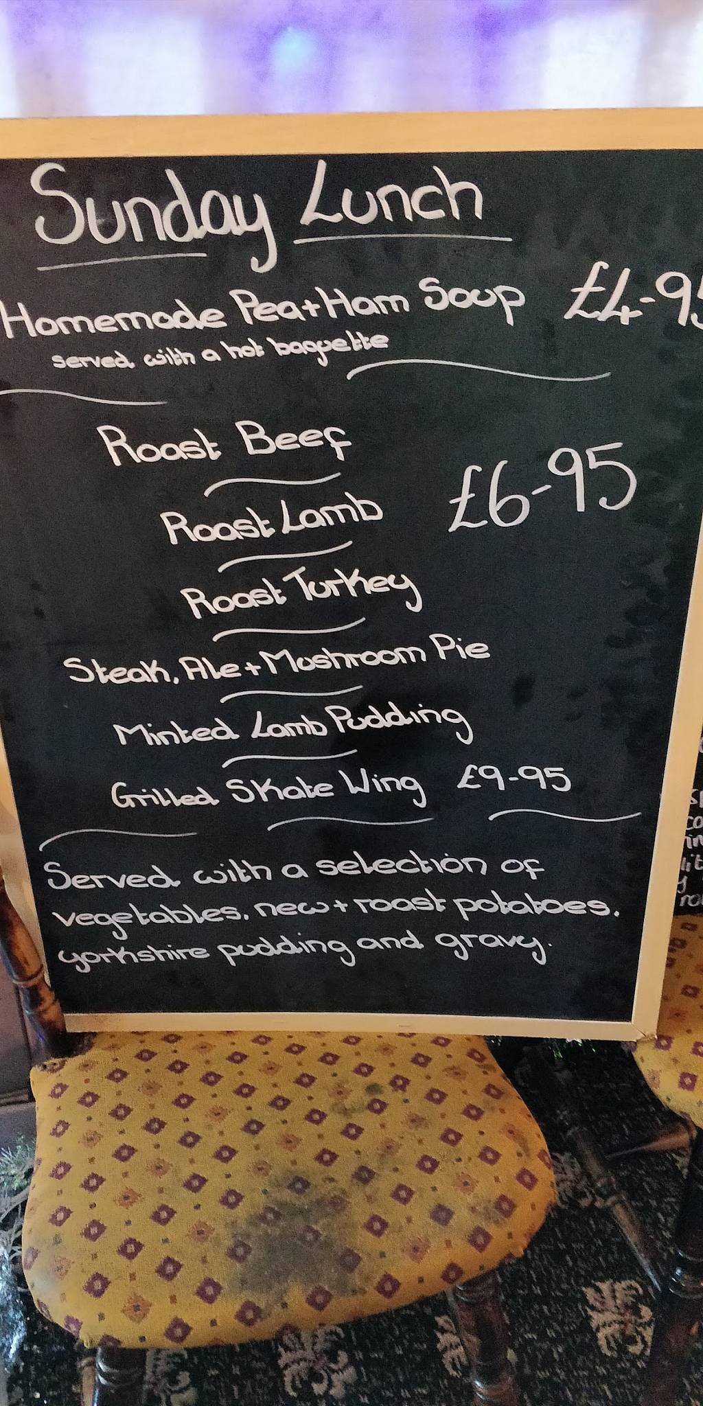 Menu at The Racing Greyhound pub & bar, Ramsgate
