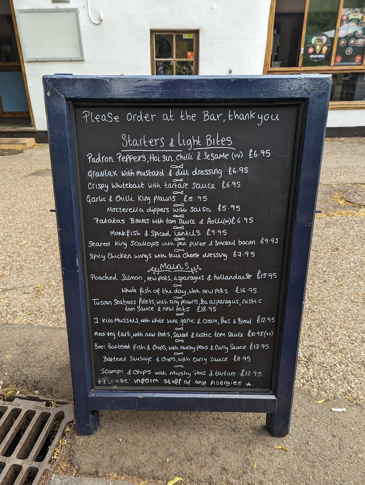 Menu at The Riverside pub & bar, Chepstow