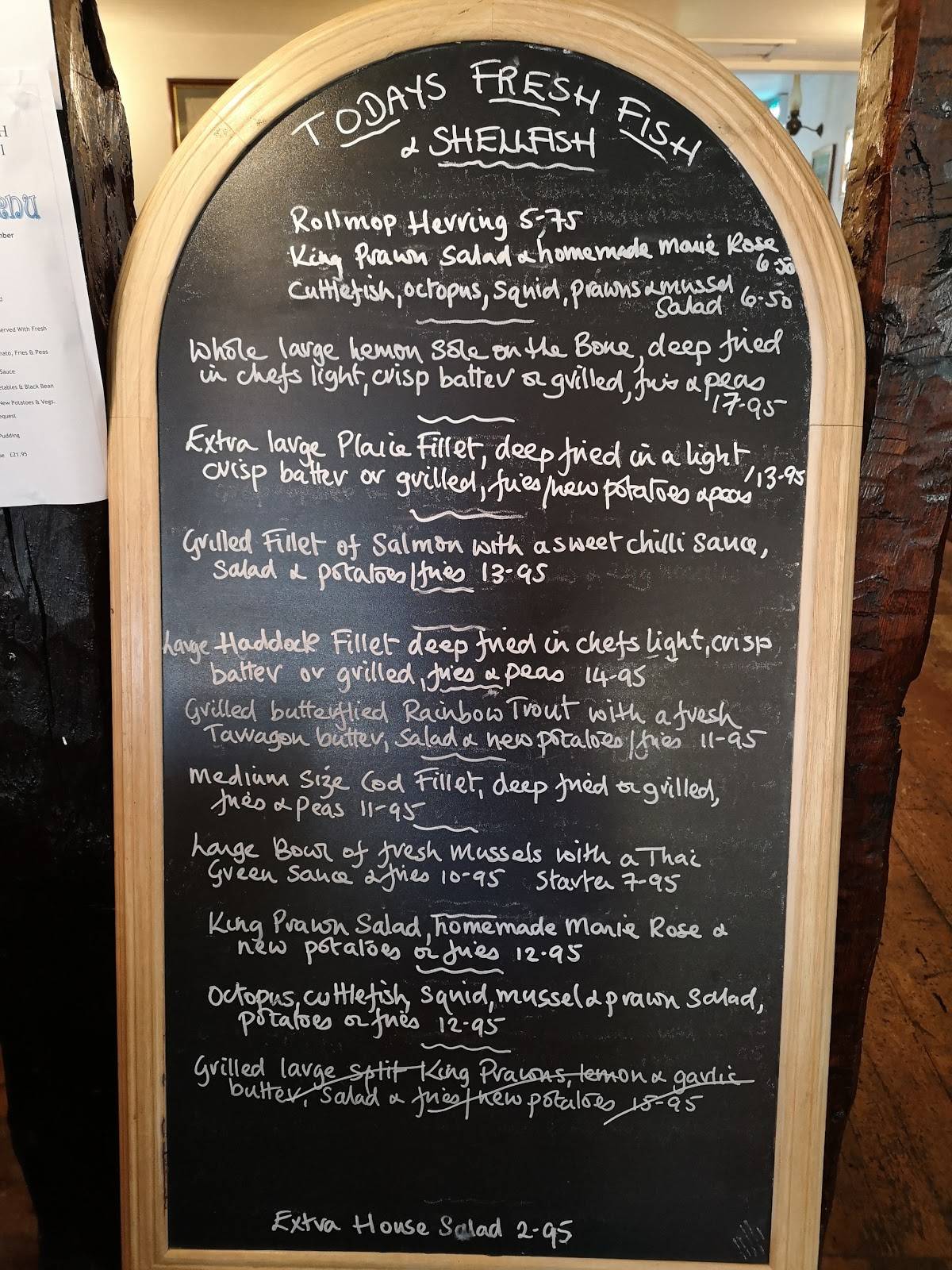 Menu at The Royal George pub & bar, Barningham