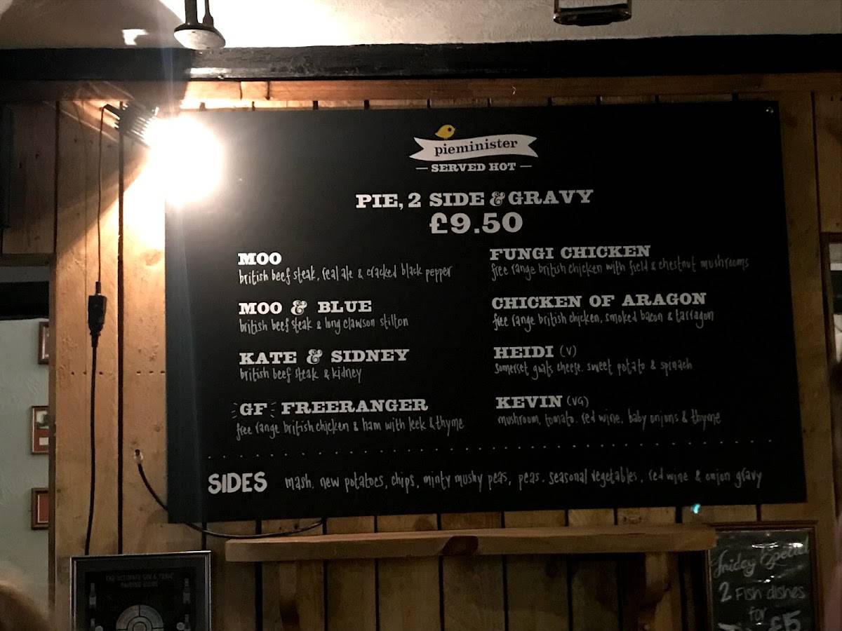 Menu at The Saddlers Arms pub & bar, Woking, Send Marsh Rd