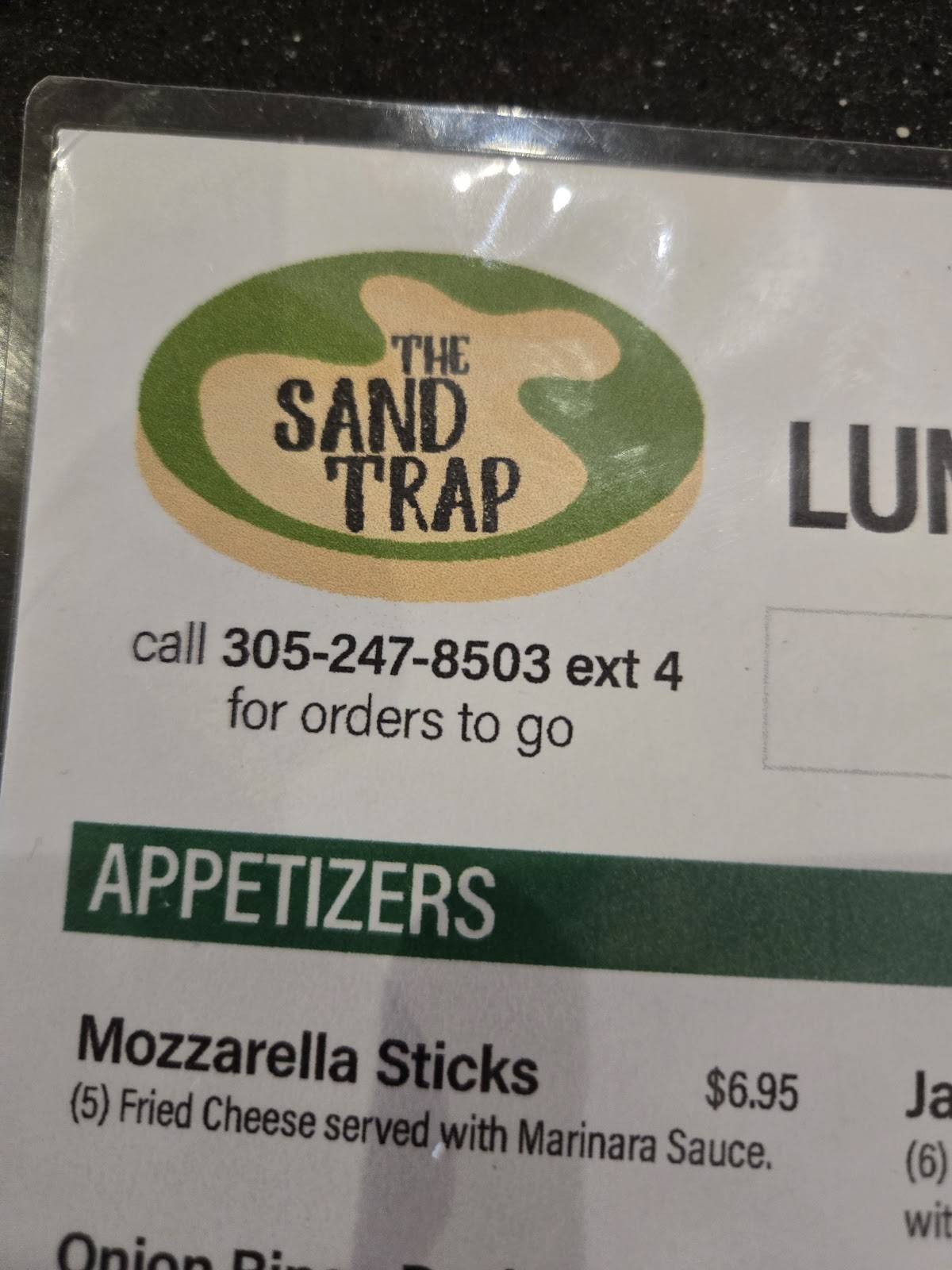 Menu at The Sand Trap Restaurant and Bar, Homestead