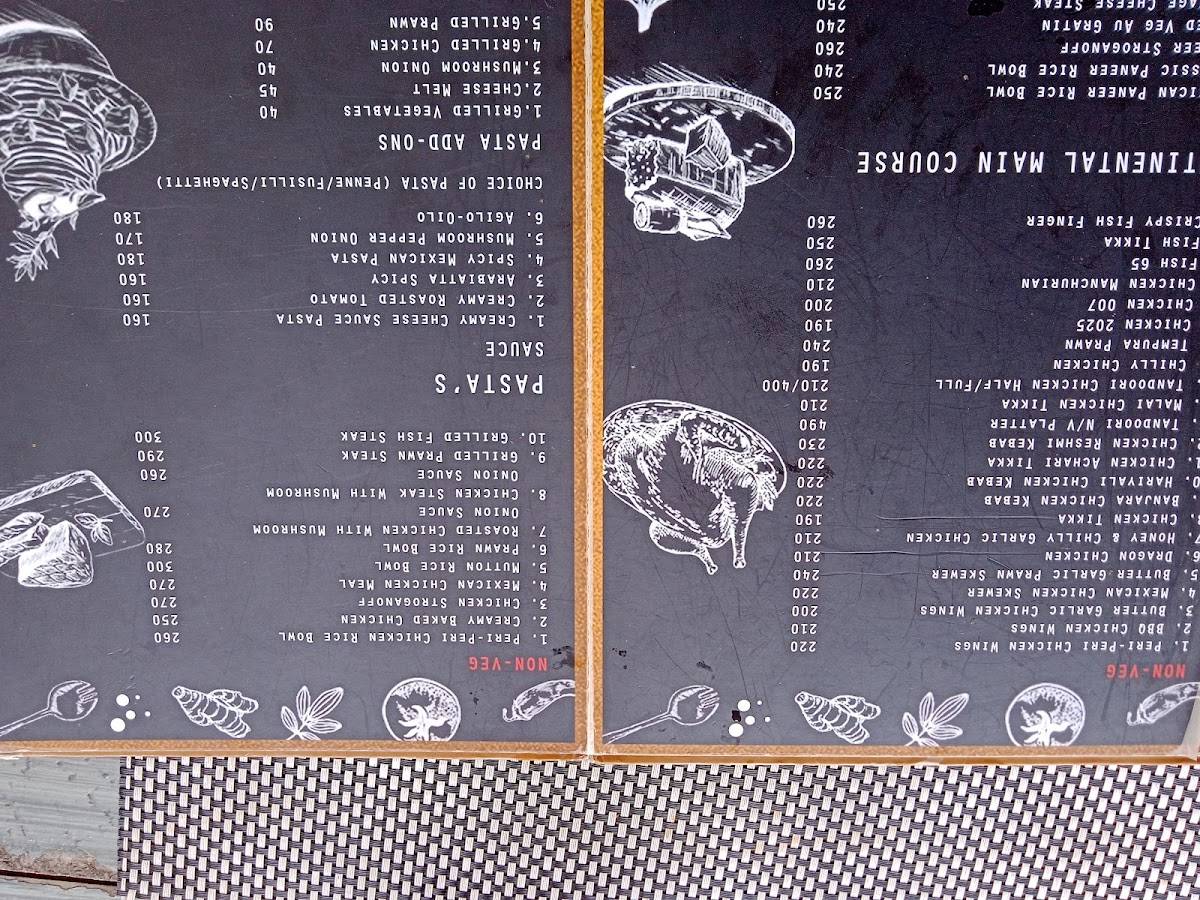 Menu at The SkyView Rooftop Multicuisine Restaurant, Chennai