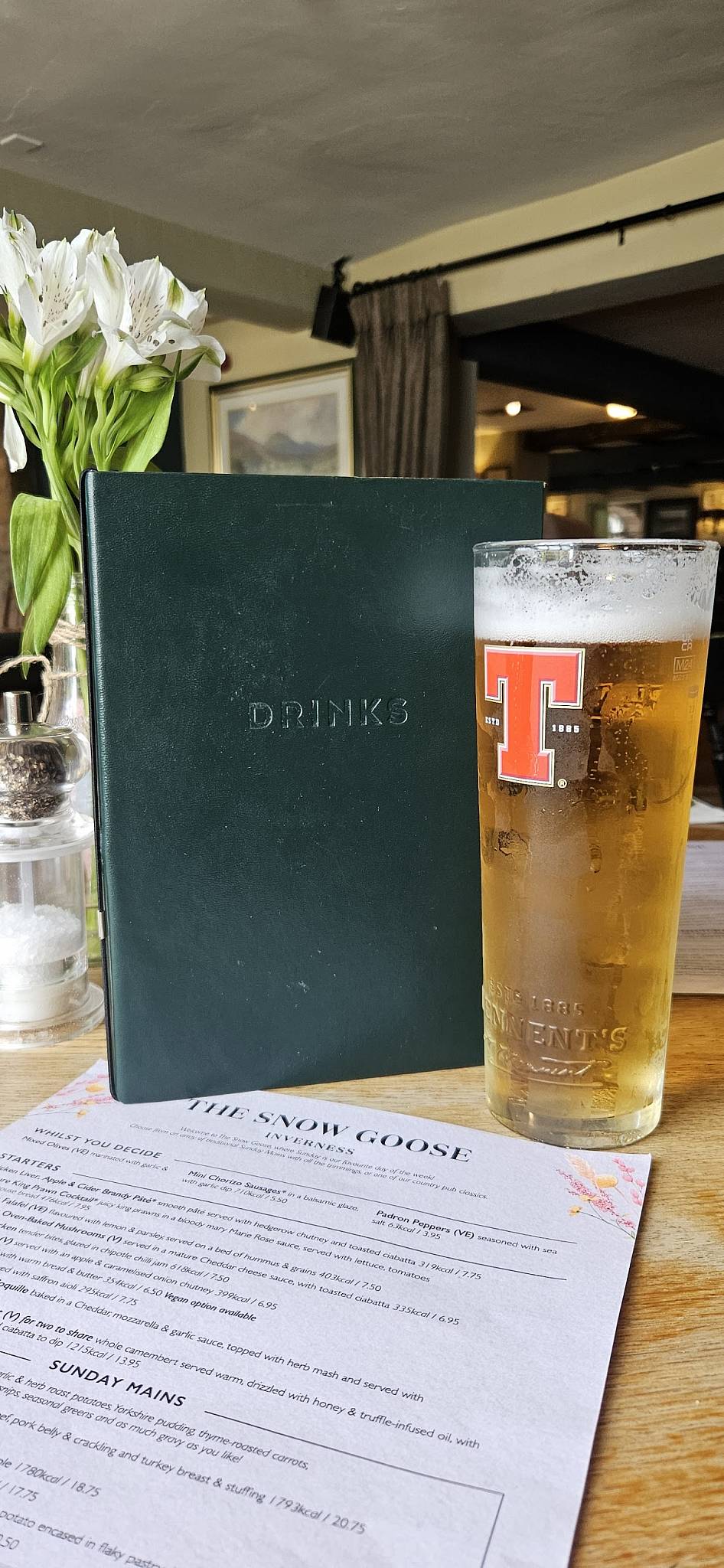 Menu at The Snow Goose pub & bar, Inverness
