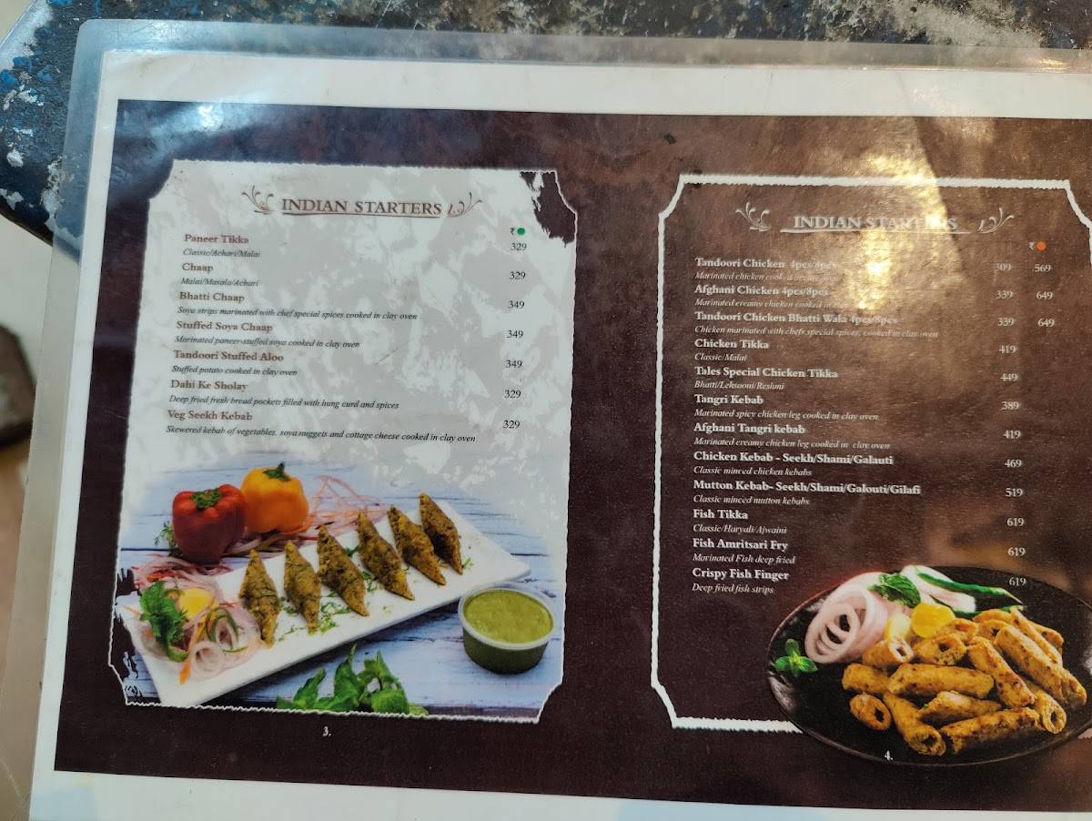 Menu at The Tandoori Tales, Bengaluru