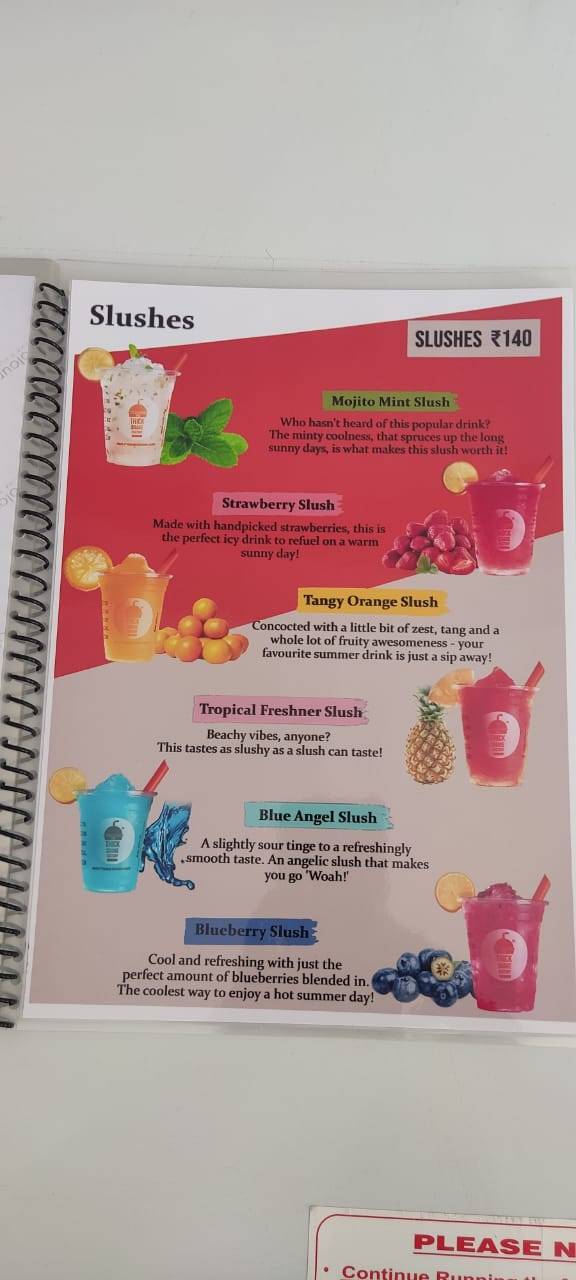 Menu at The Thickshake Factory - Indralok Complex, Surat