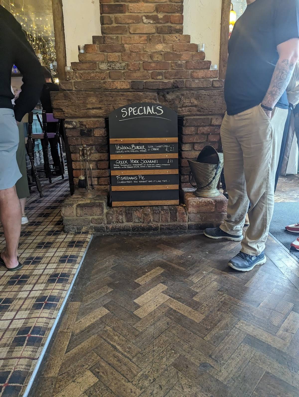 Menu at The Tickled Trout pub & bar, Ashford
