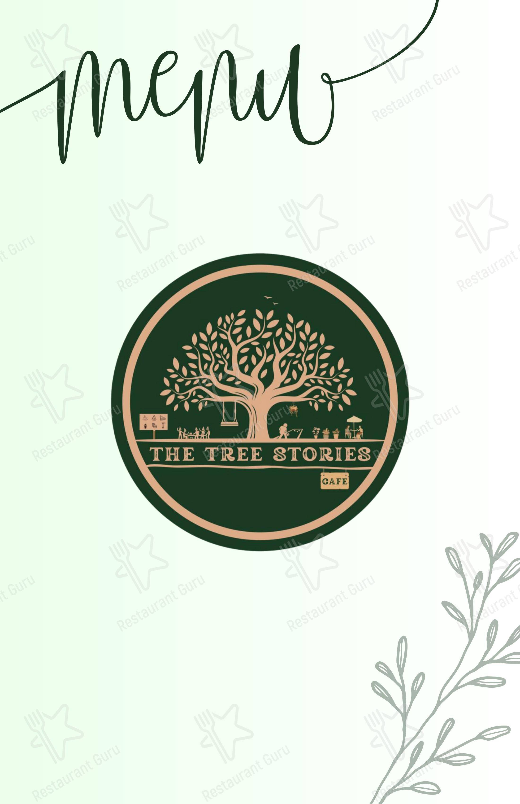 Menu at The Tree Stories Café and Restaurant, Hyderabad
