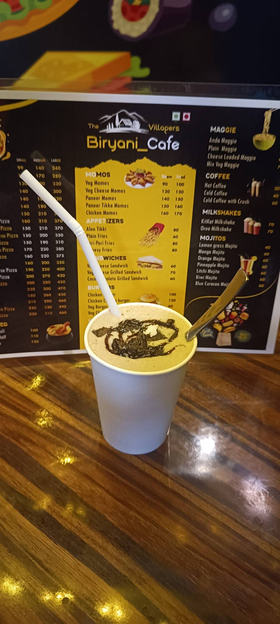 Menu at The VILLAGERS Biryani Cafe, Sangamner