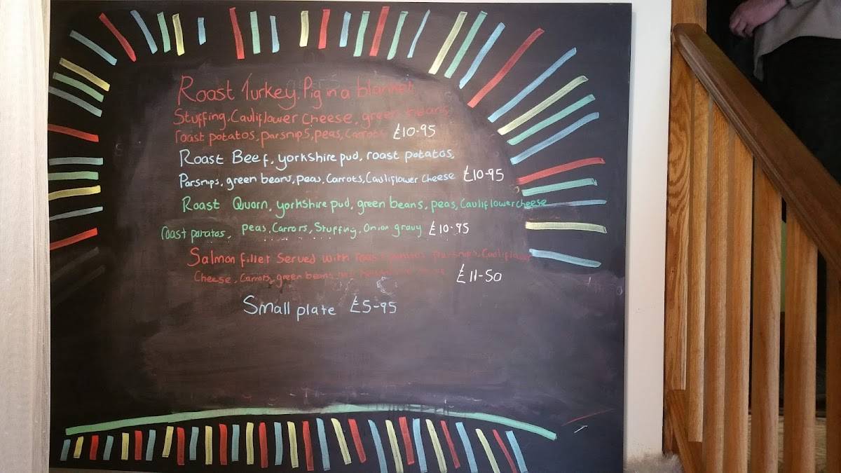 Menu at The Wheel Inn pub & bar, Derby, 50 Main St