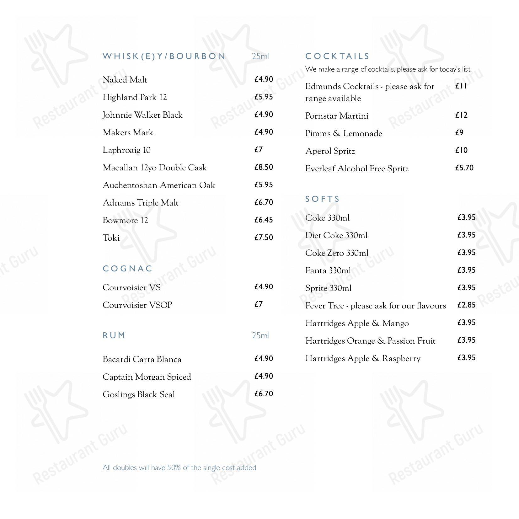 Menu at The Wiveton Bell pub & bar, Holt