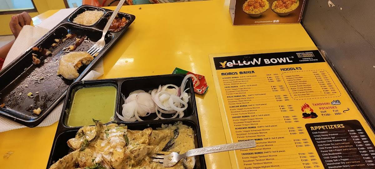 Menu at The Yellow Bowl, New Delhi, Shop no 20