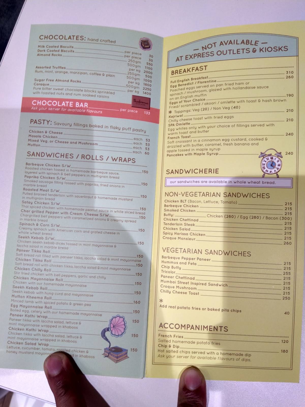 Menu at Theobroma Bakery and Cake Shop - Balewadi, Pune, Pune, Ground ...