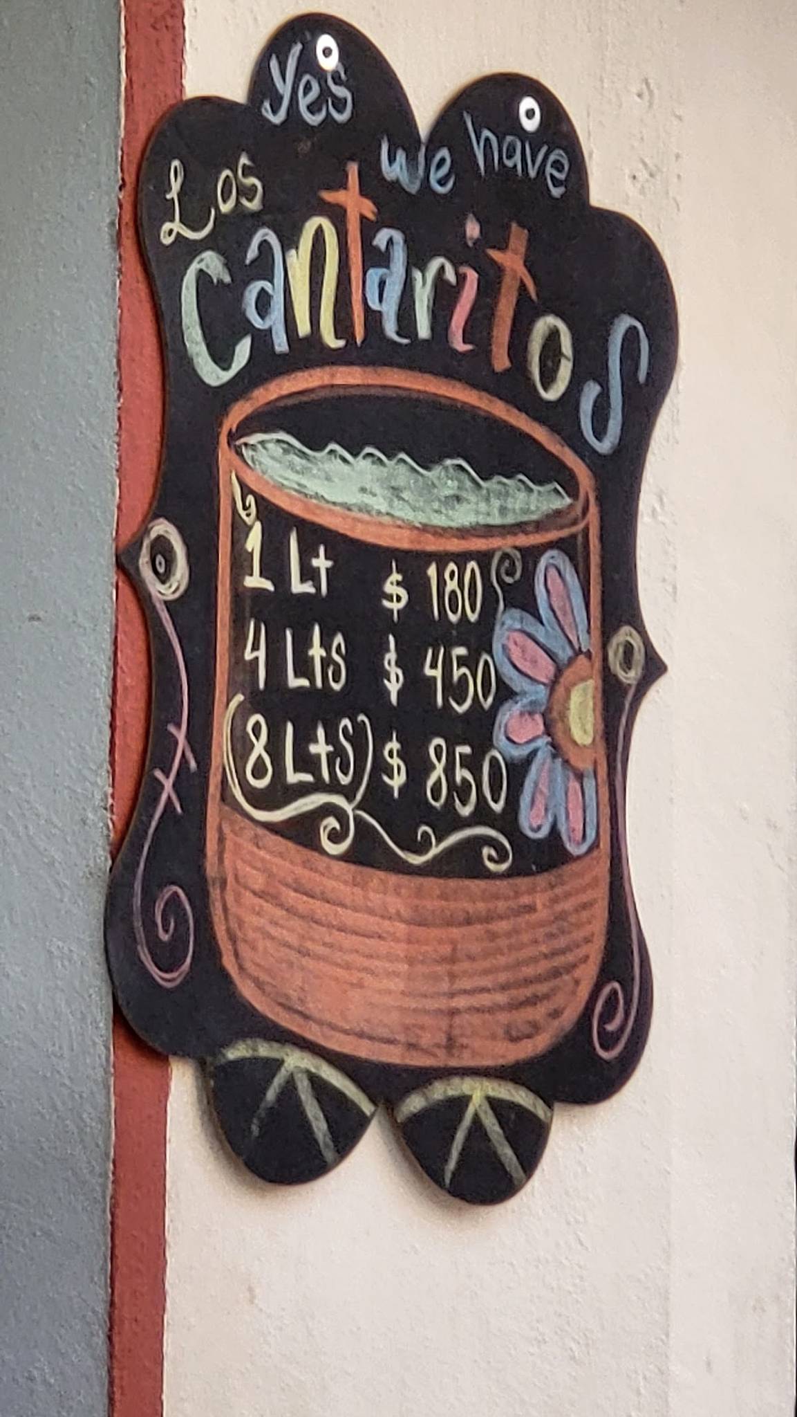 Carta del restaurante Tola Campestre, Cancún
