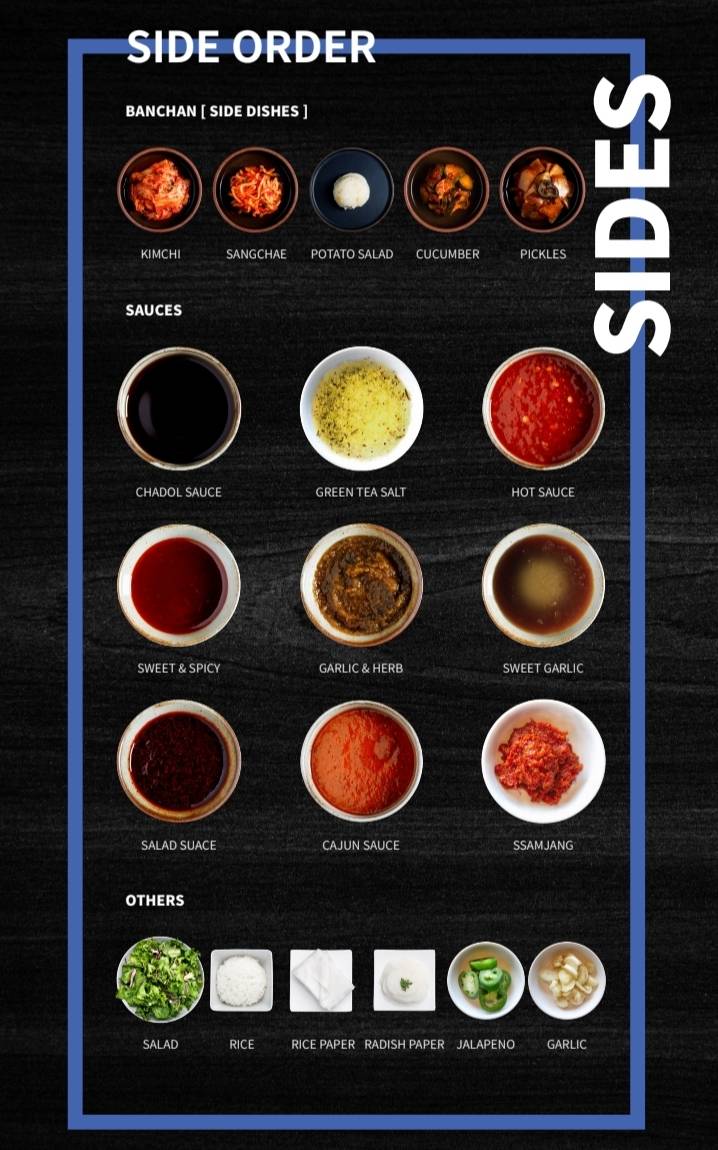 Menu at Gen Korean BBQ House, Torrance, Crenshaw Blvd