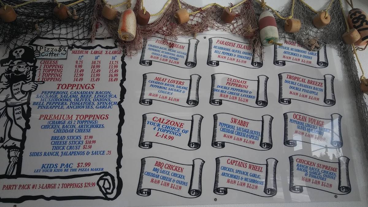 Menu at Traders Take-N-Bake Pizza pizzeria, Visalia